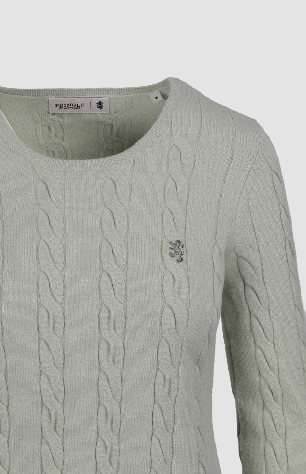 Pringle Ruby Cable Knit Crew Neck - Pringle of Scotland®