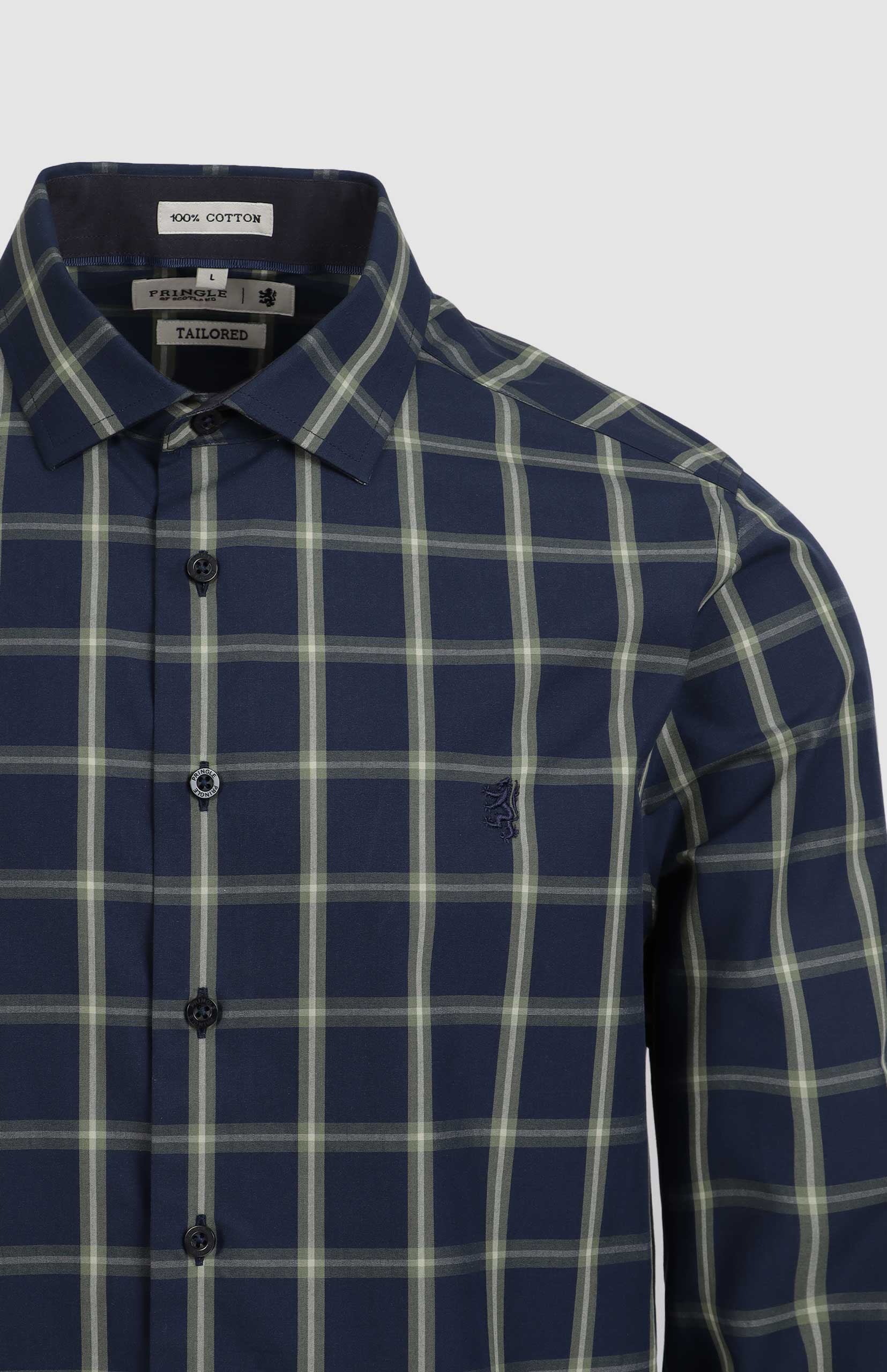 Pringle Adam Check Tailored Shirt | Pringle of Scotland®