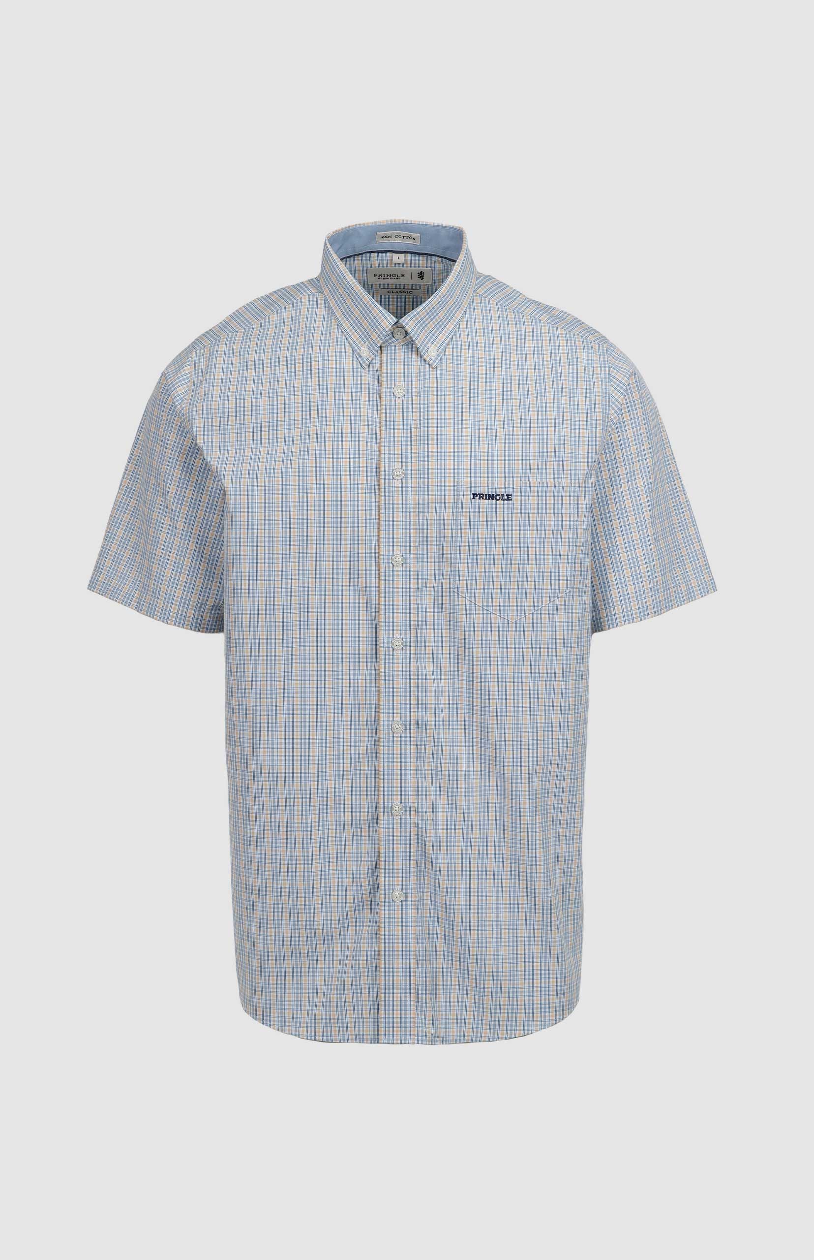 Pringle Silva Micro Check Classic Shirt – Pringle of Scotland®