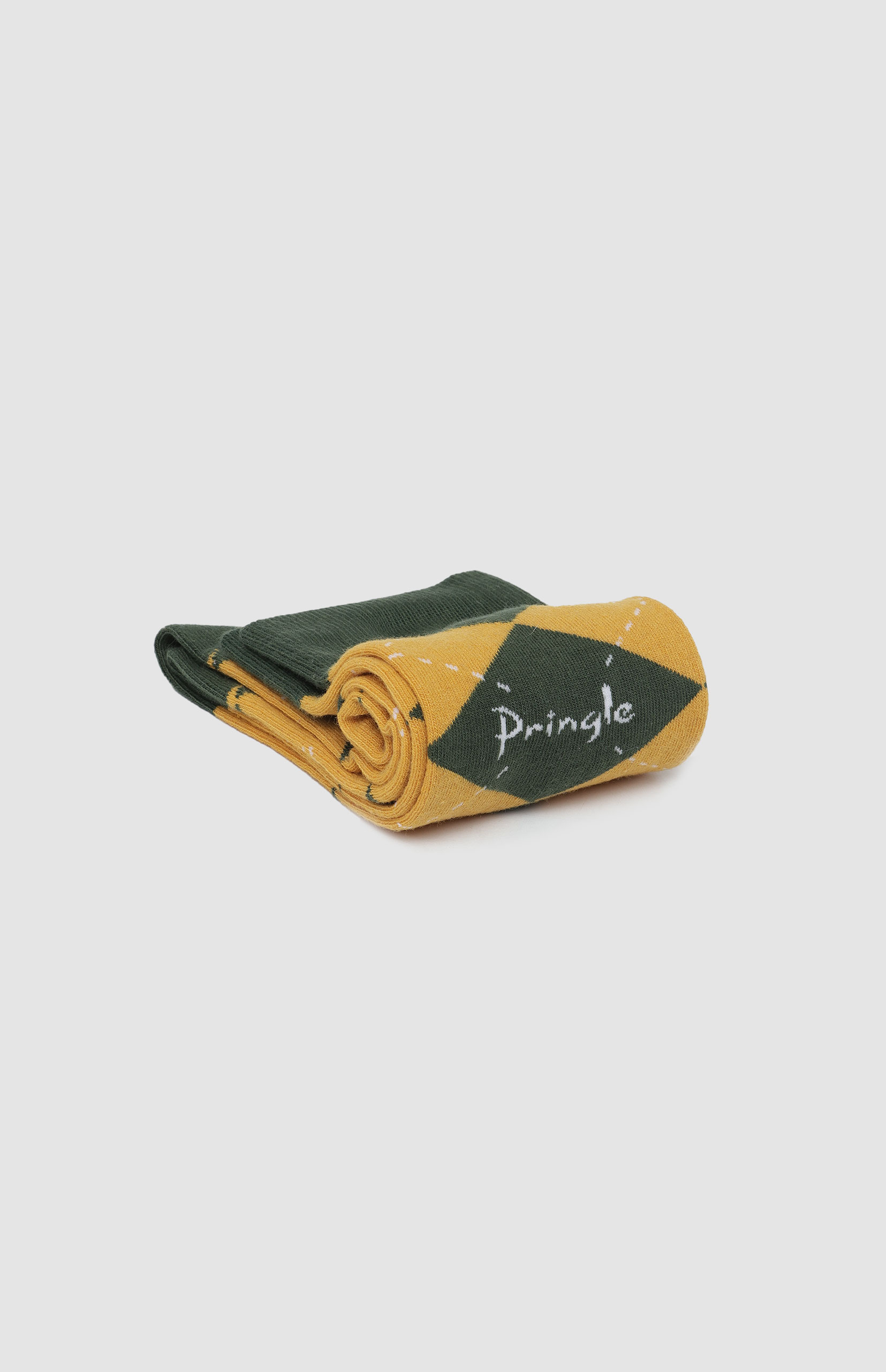 Pringle Jaden Green & Gold Sock | Pringle of Scotland®