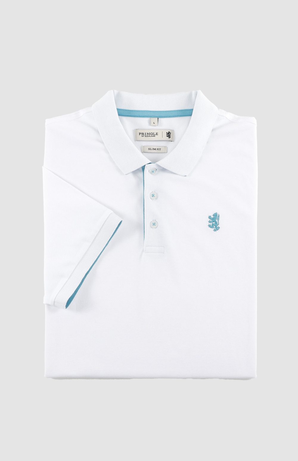 Aiden Slim Fit Micro Pique Golfer - Pringle of Scotland®