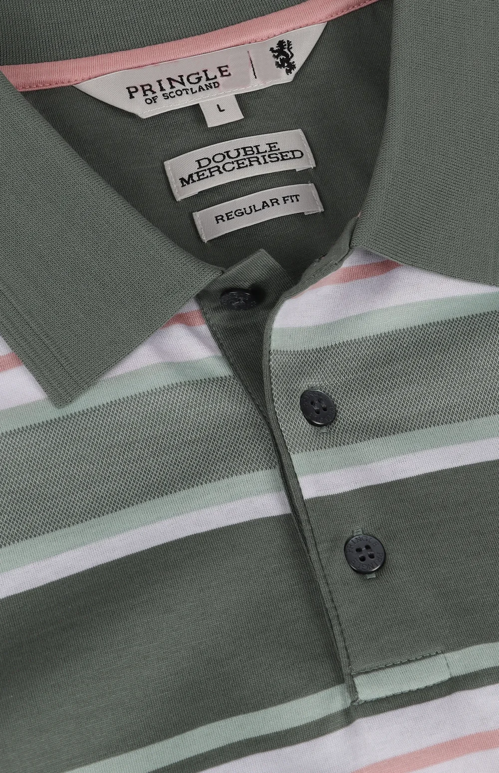 Stephen Stripe Mercerised Golfer - Pringle of Scotland®